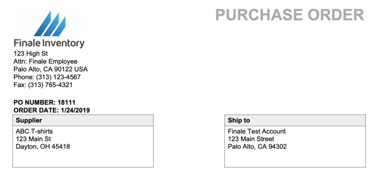 How to Add Your Company Logo | Finale Inventory