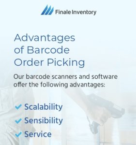 Warehouse Barcode Order Picking Scanner | Finale Inventory