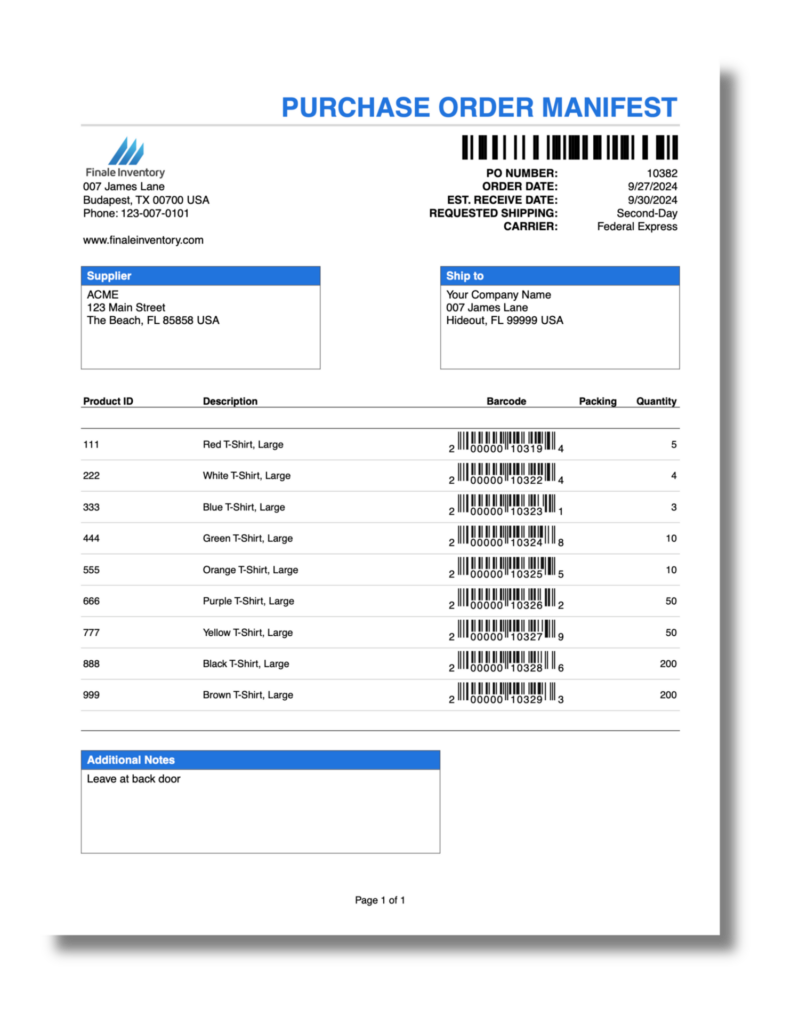8 Free Excel Purchase Order Template Excel Templates